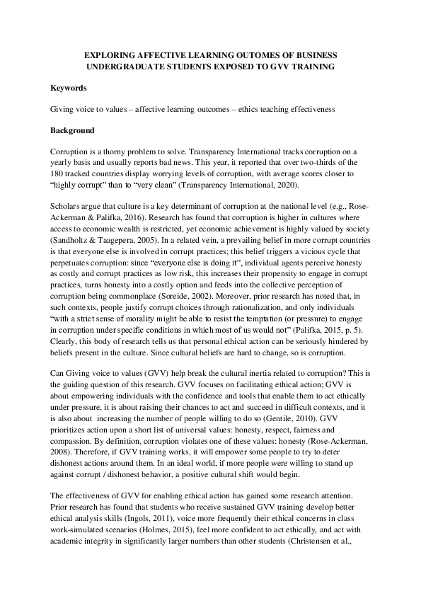 (PDF) Exploring affective learning outcomes of business undergraduate ...