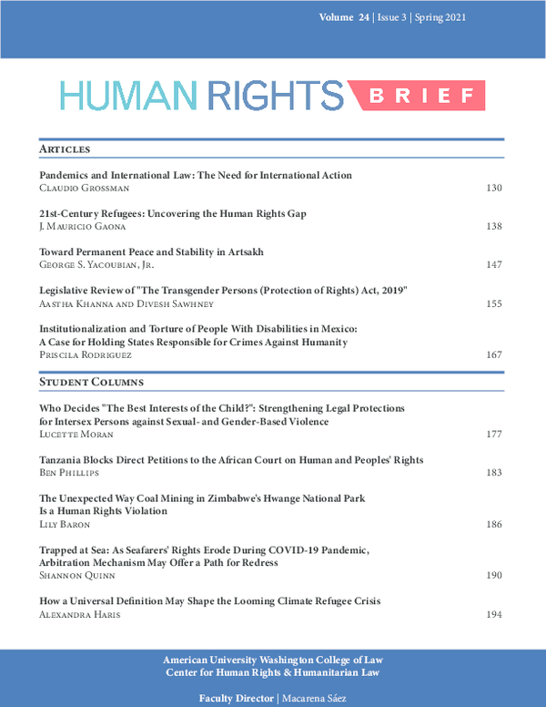 (PDF) Legislative Review of "The Transgender Persons (Protection of ...