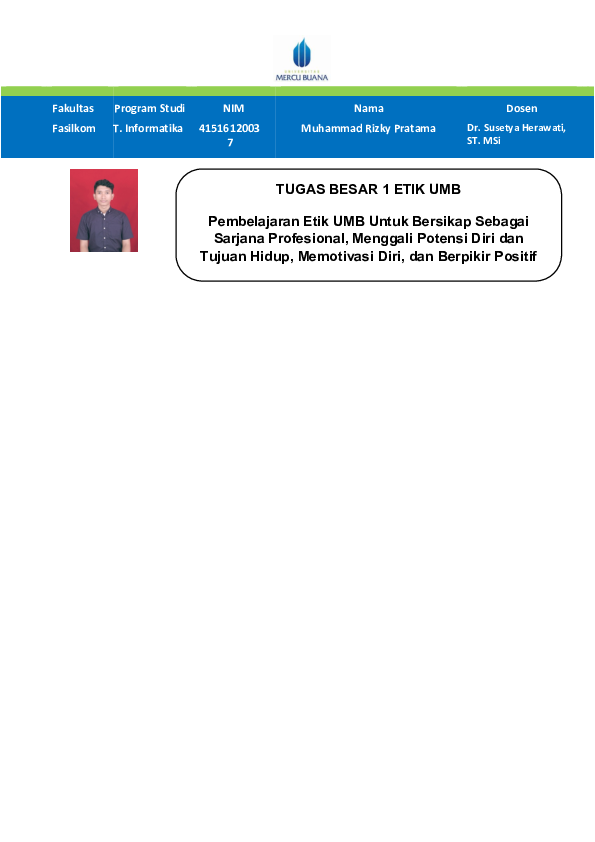 (PDF) TUGAS BESAR 1 ETIK UMB - Muhammad Rizky Pratama