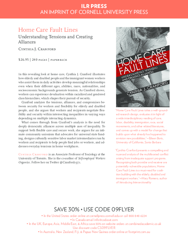 (PDF) Home Care Fault Lines: Understanding Tensions and Creating Alliances