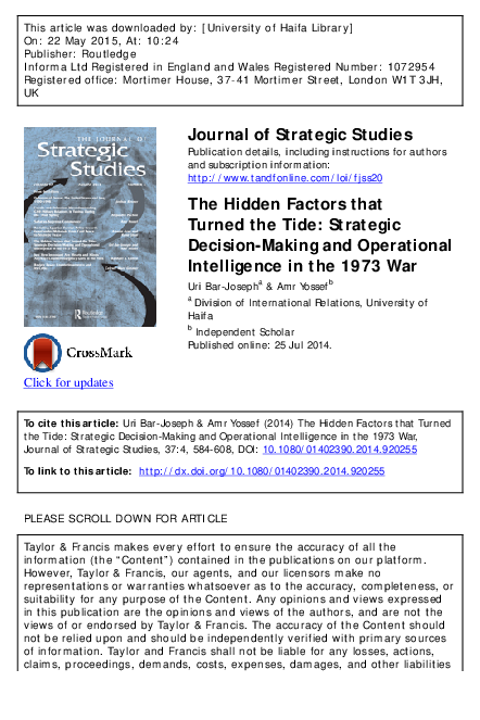 (PDF) The Hidden Factors that Turned the Tide: Strategic Decision ...