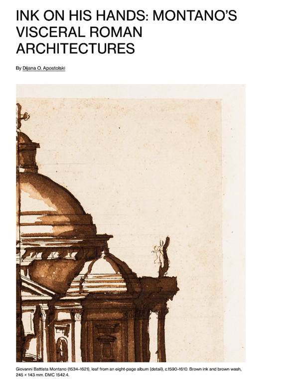 (PDF) Ink on his Hands: Montano's Visceral Roman Architectures | Dijana ...