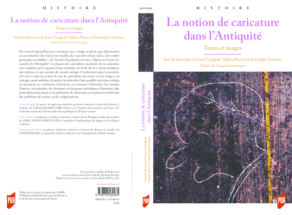 (PDF) La notion de caricature dans l'Antiquité : Textes et images, sous ...
