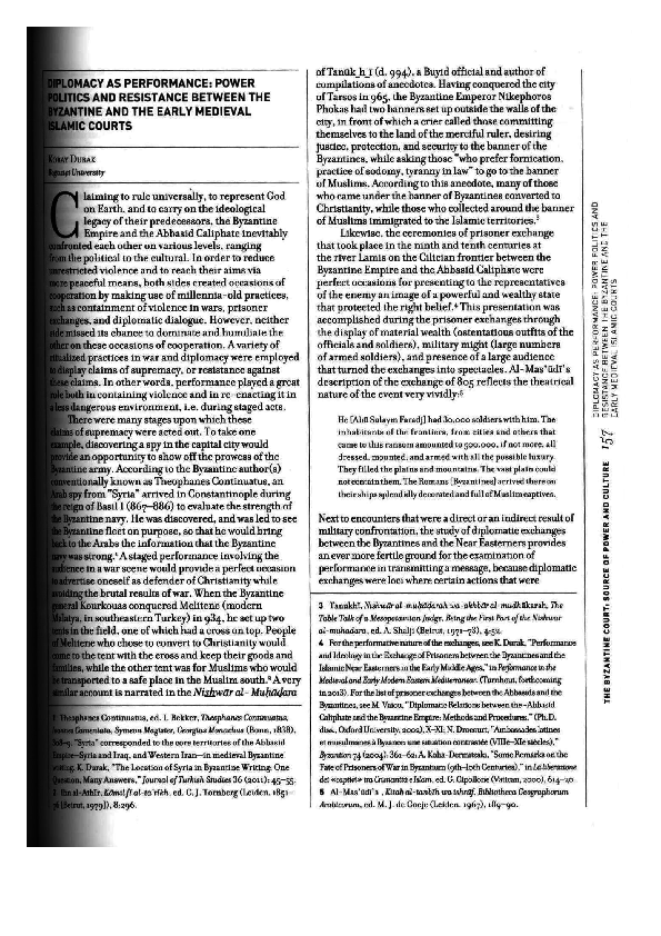 (PDF) Diplomacy as Performance: Power Politics and Resistance Between ...