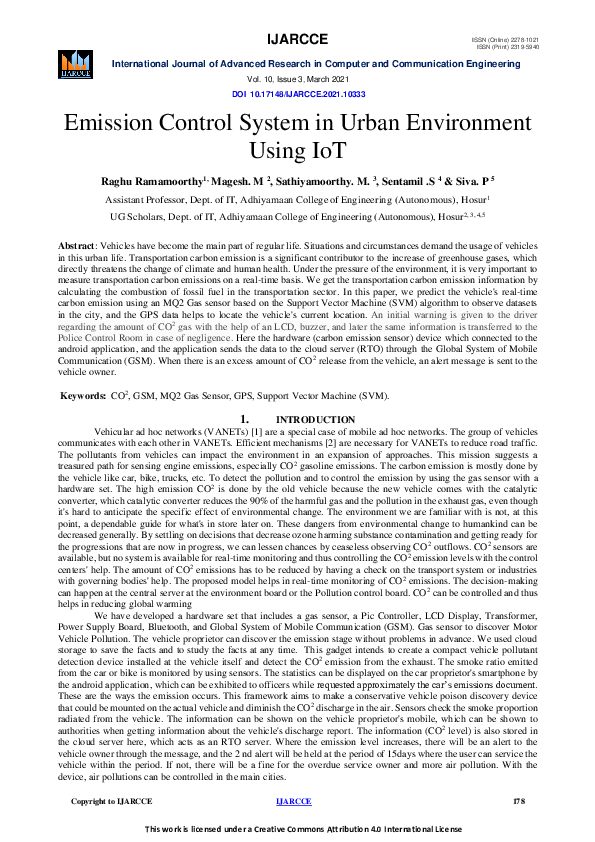 (PDF) IJARCCE This work is licensed under a Creative Commons ...