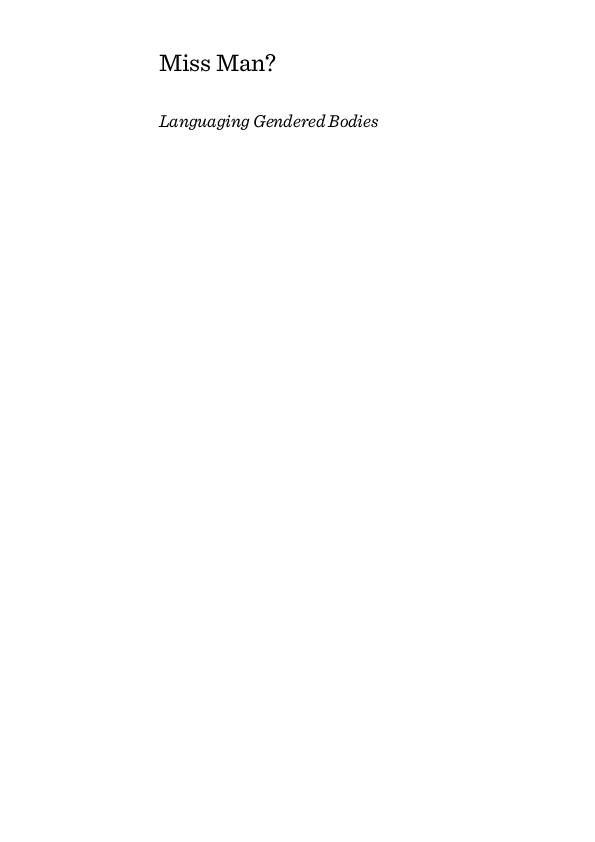 (PDF) From ‘Berdache’ to ‘Two-Spirit’: Naming Indigenous Women-Men in ...