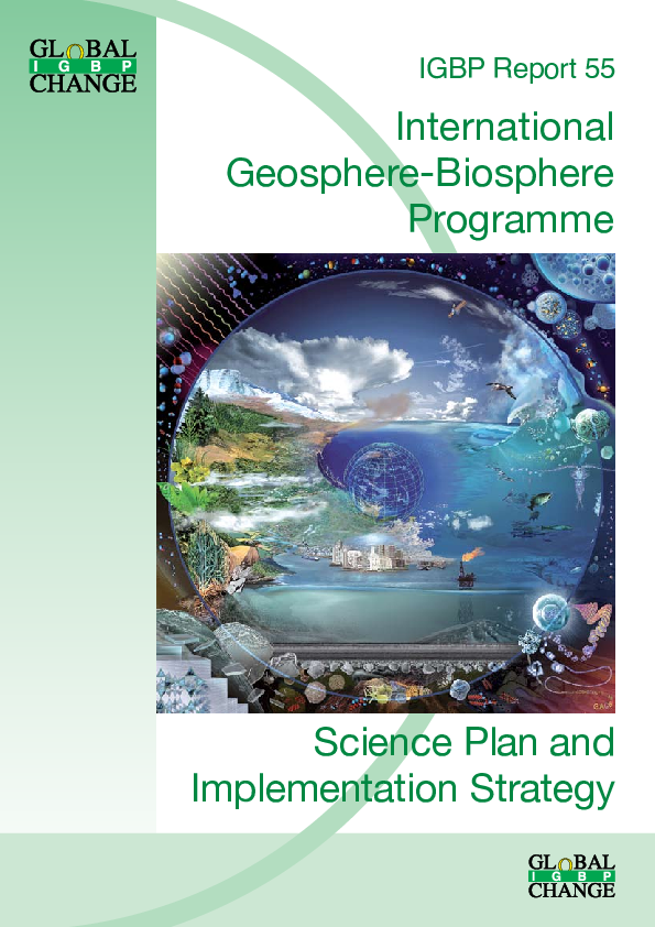 (PDF) Science Plan and Implementation Strategy