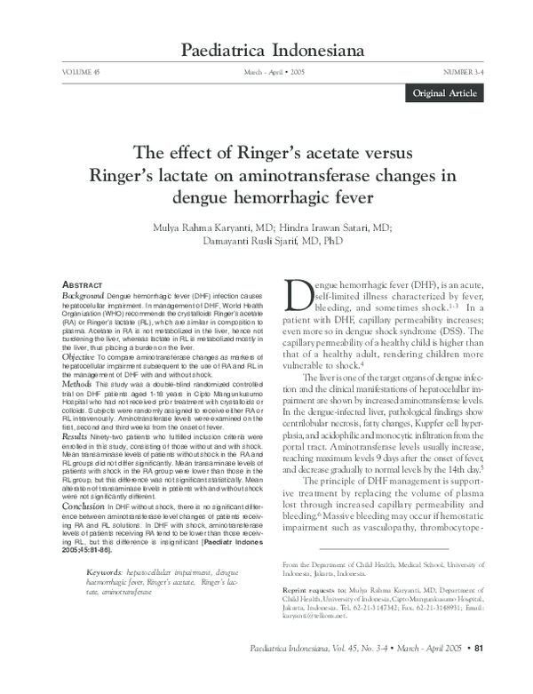 (PDF) The effect of Ringer’s acetate versus Ringer’s lactate on ...