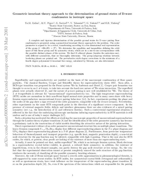 (PDF) Geometric invariant theory approach to the determination of ...