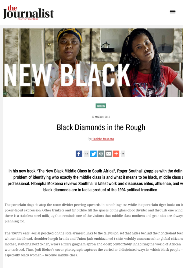 (PDF) Black Diamonds in the Rough