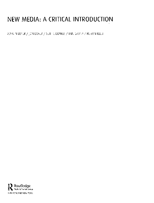(PDF) New Media: A Critical Introduction