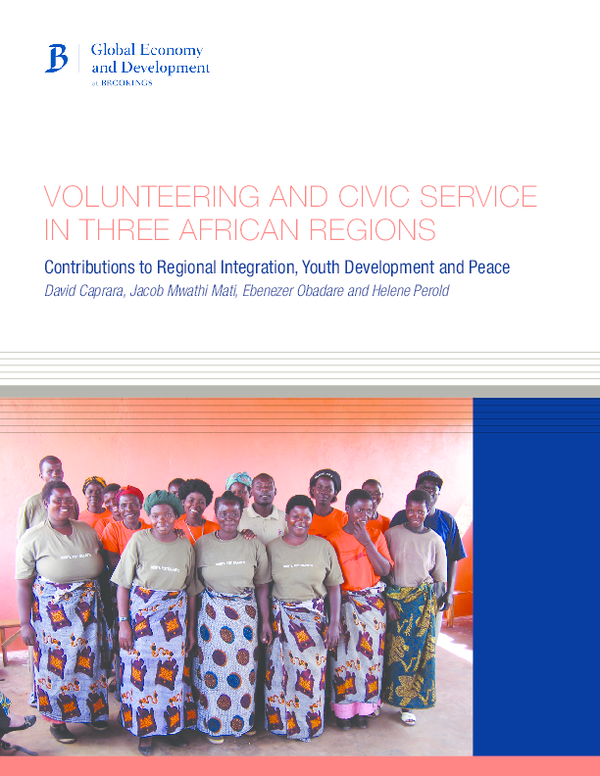 (PDF) Volunteering and Civic Service in Three African Regions
