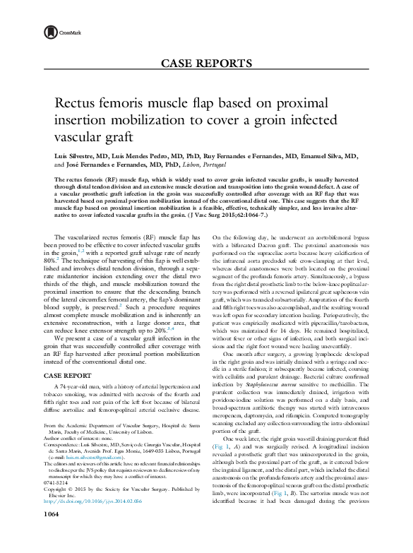 (PDF) Rectus femoris muscle flap based on proximal insertion ...