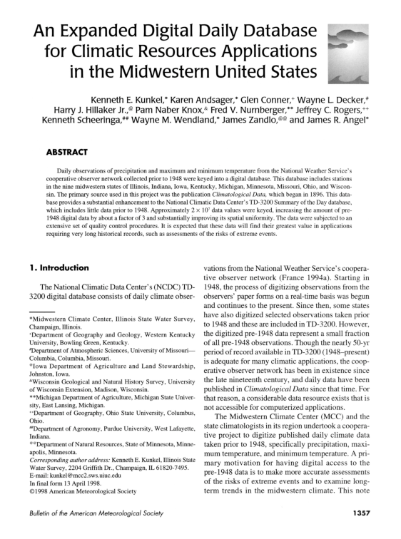 (PDF) An Expanded Digital Daily Database for Climatic Resources ...