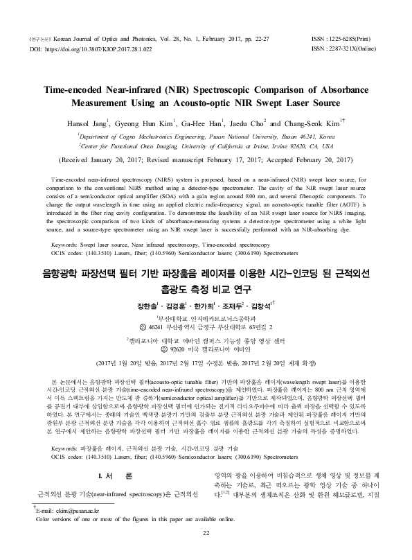 (PDF) Time-encoded Near-infrared (NIR) Spectroscopic Comparison of ...