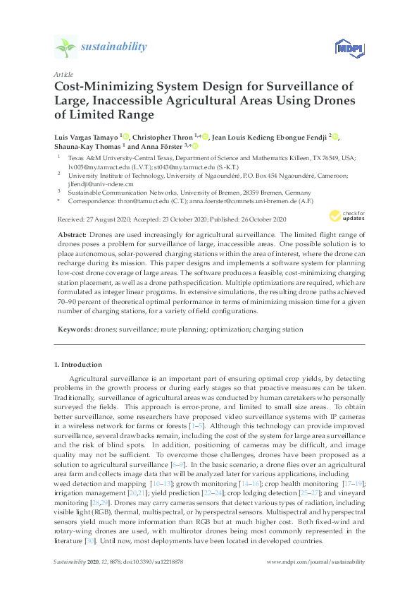 (PDF) Cost-Minimizing System Design for Surveillance of Large ...