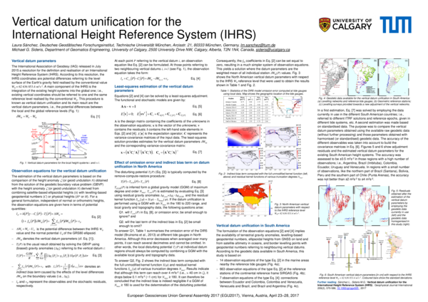 (PDF) Vertical datum unification for the International Height Reference System (IHRS)