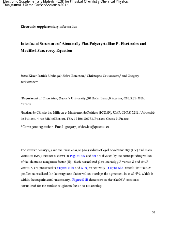 (PDF) Interfacial structure of atomically flat polycrystalline Pt ...