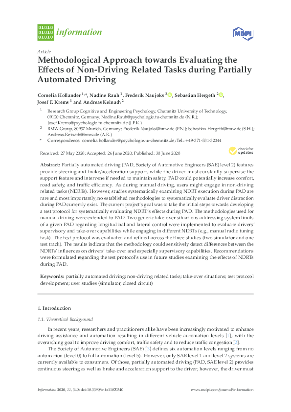 (PDF) Methodological Approach towards Evaluating the Effects of Non ...