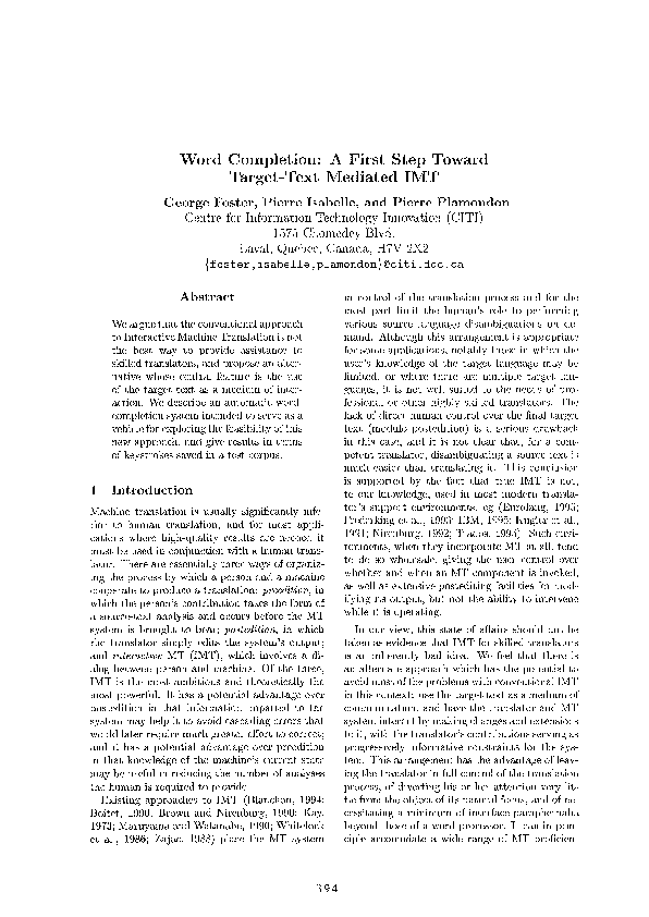 (PDF) Word completion