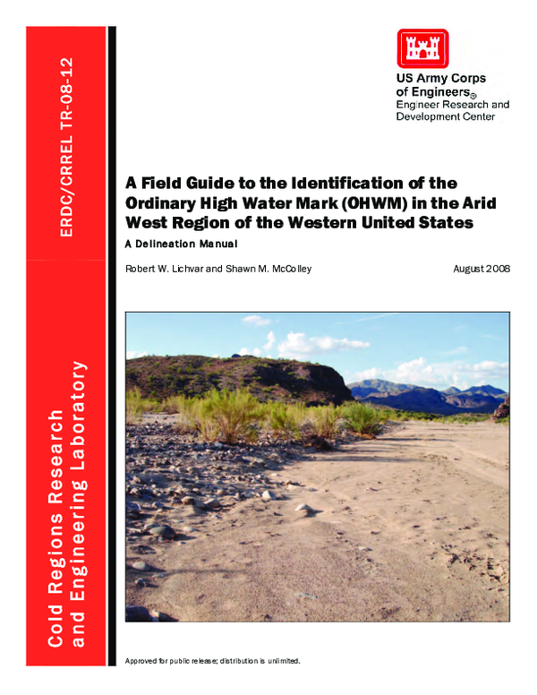 (PDF) A Field Guide to the Identification of the Ordinary High Water ...