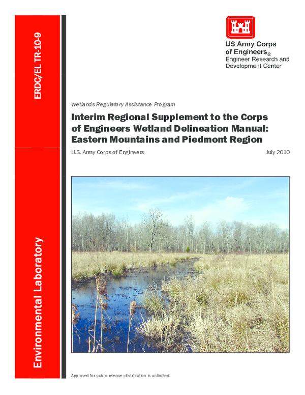 (PDF) The Mid-Atlantic Regional Wetland Conservation Effects Assessment ...