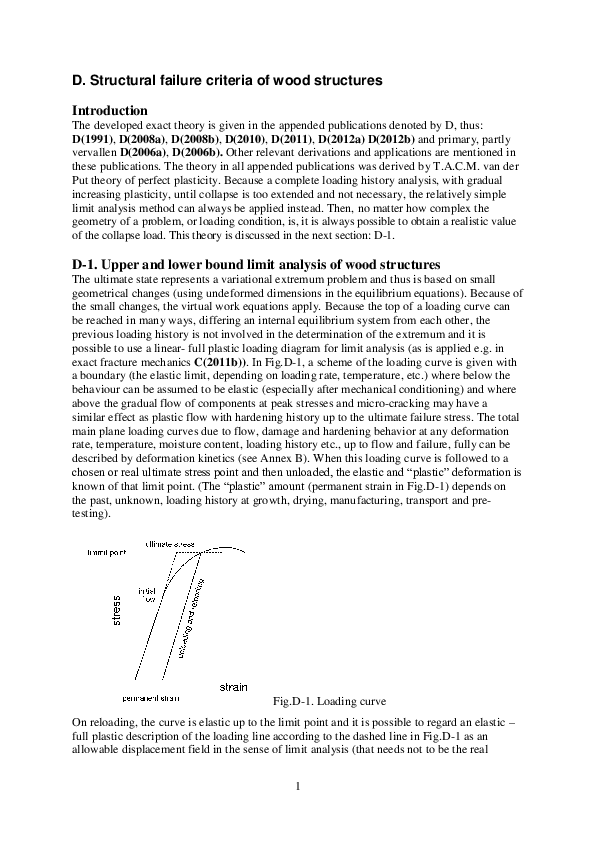(PDF) D('14) Overview and extension of Annexes D, Structural failure ...