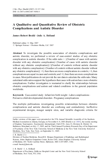 (PDF) A Qualitative and Quantitative Review of Obstetric Complications ...