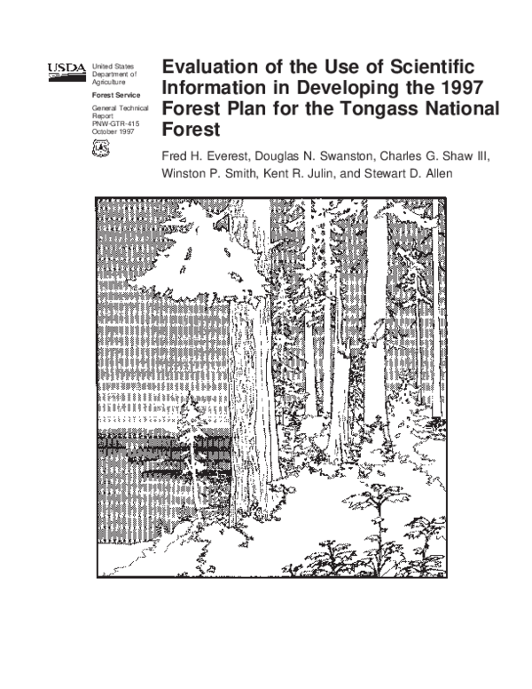 (PDF) Evaluation of the use of scientific information in developing the ...