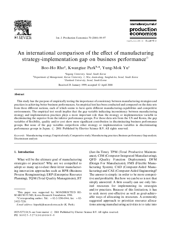 (PDF) An international comparison of the effect of manufacturing ...