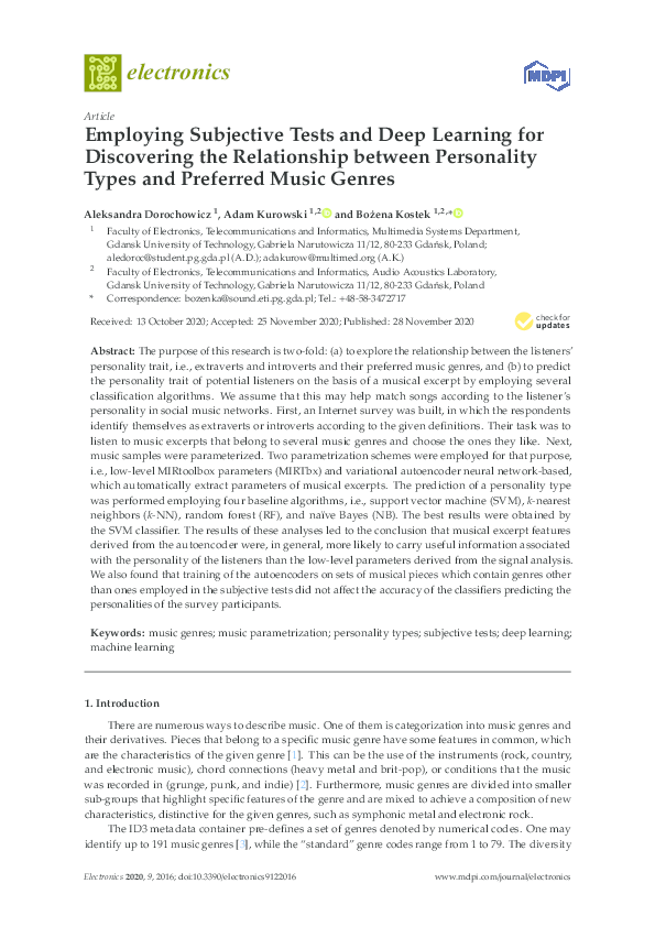 (PDF) Employing Subjective Tests and Deep Learning for Discovering the ...