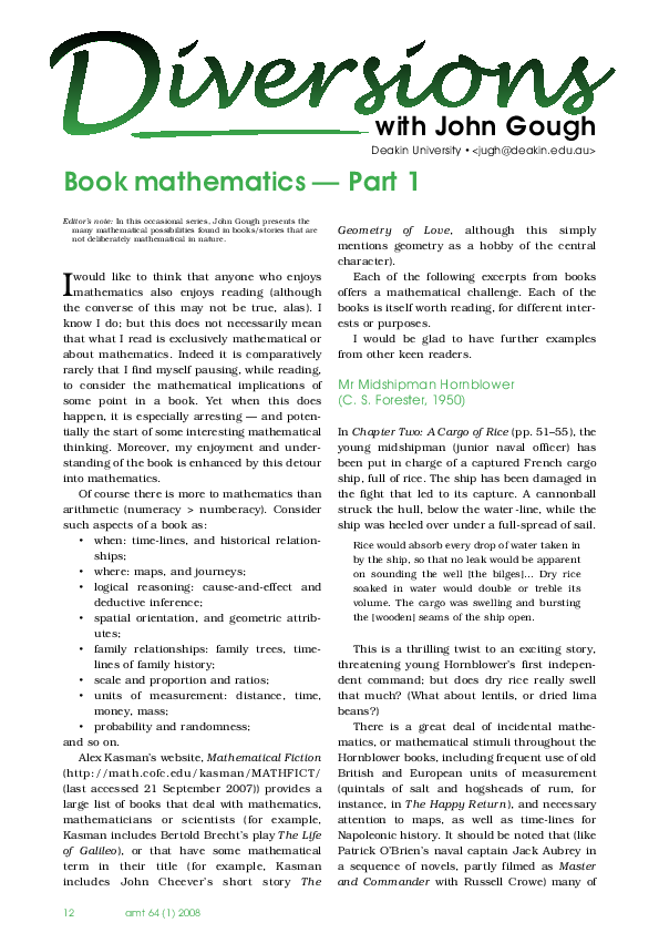 (PDF) Book Mathematics--Part 1