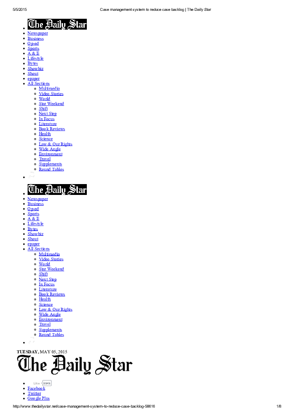 (PDF) Case Management System to reduce Case Backlog