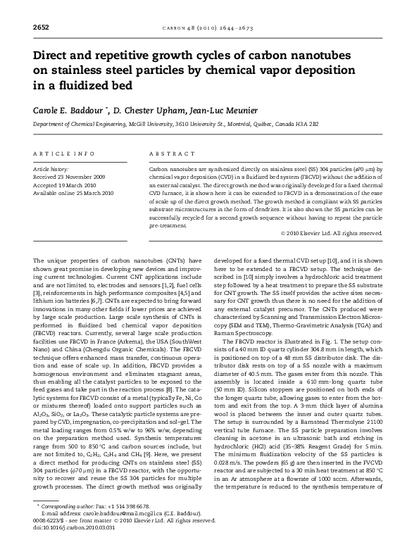 (PDF) Direct and repetitive growth cycles of carbon nanotubes on ...