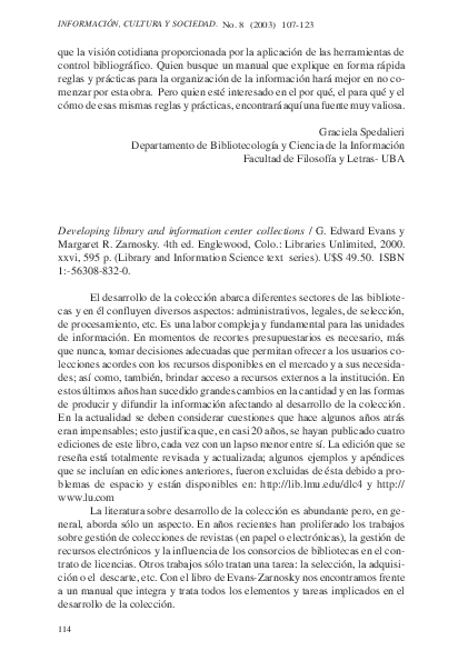 (PDF) Developing library and information center collections / G. Edward ...