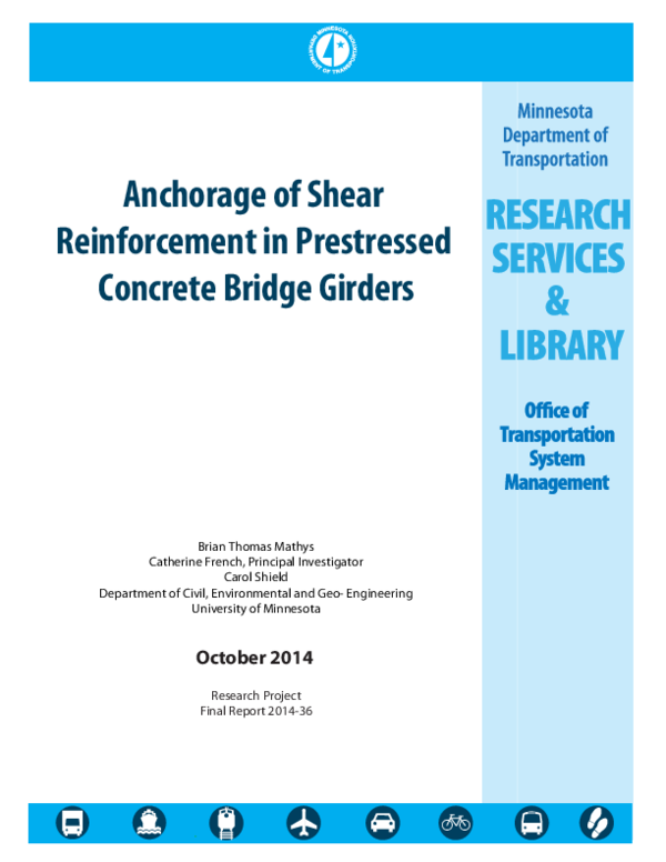 (PDF) Anchorage of Shear Reinforcement in Prestressed Concrete Bridge ...