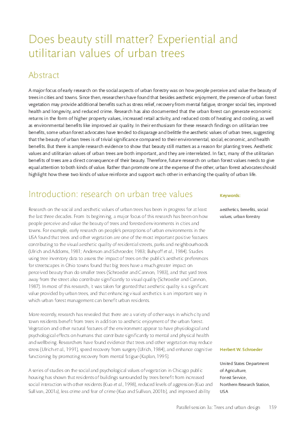 (PDF) Does beauty still matter? Experiential and utilitarian values of ...