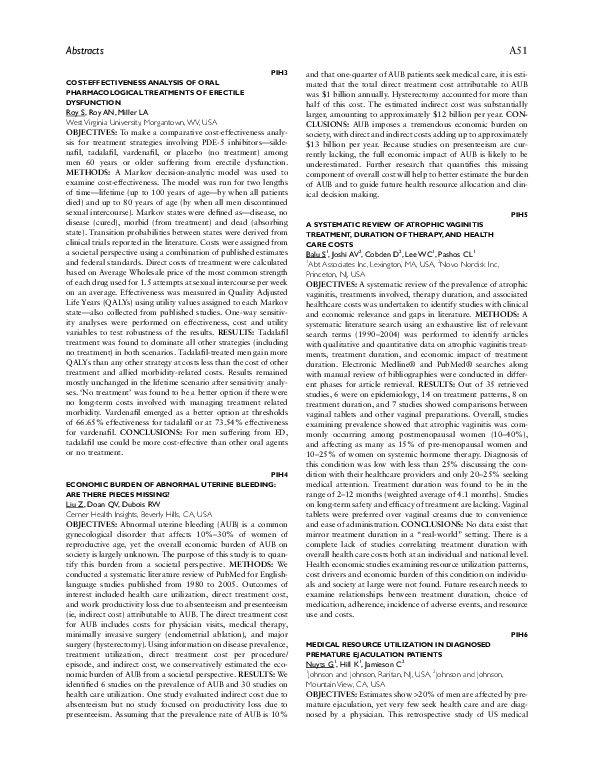 (PDF) PIH5 a Systematic Review of Atrophic Vaginitis Treatment ...