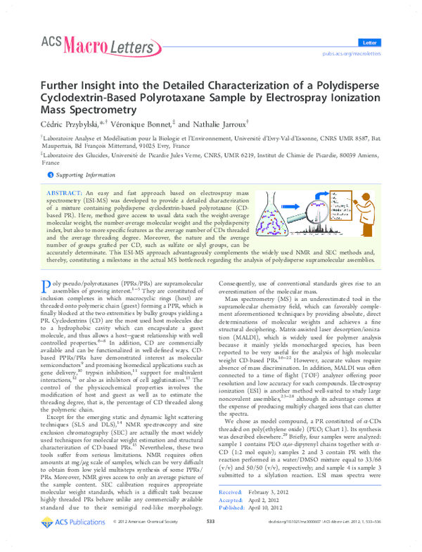 (PDF) Further Insight into the Detailed Characterization of a ...