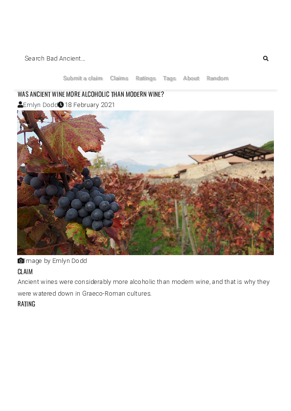 PDF Was Ancient Wine More Alcoholic Than Modern Wine Emlyn Dodd pdf-was-ancient-wine-more-alcoholic-than-modern-wine-emlyn-dodd