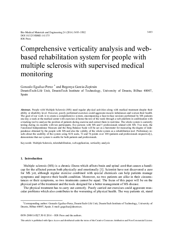 (PDF) Comprehensive verticality analysis and web-based rehabilitation ...