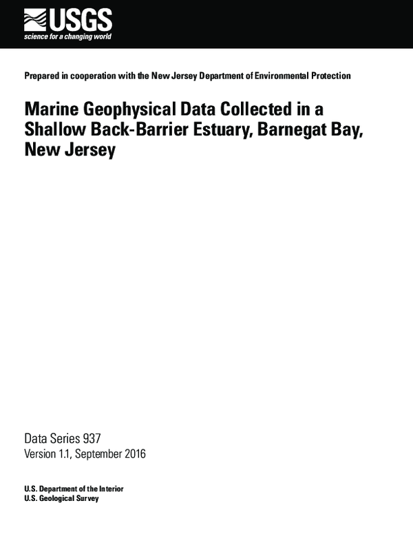 (PDF) Marine geophysical data collected in a shallow back-barrier ...