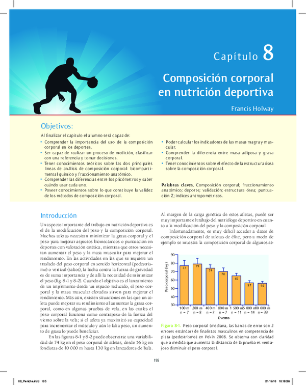 (PDF) Composición corporal en nutrición deportiva