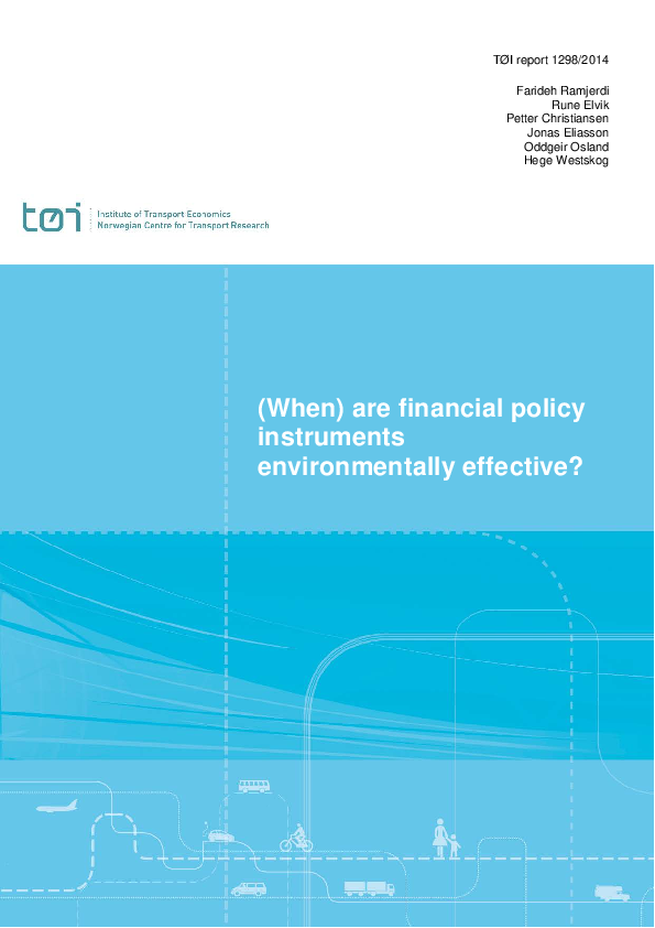 (PDF) EcoEnvi (When) are financial policy instruments environmentally ...