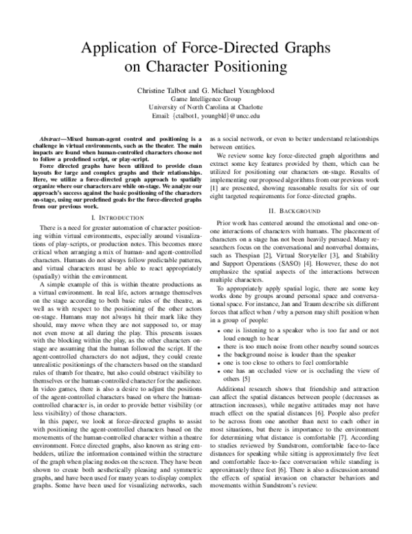 (PDF) Application of Force-Directed Graphs on Character Positioning