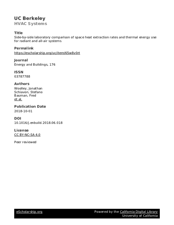 (PDF) Side-by-side laboratory comparison of space heat extraction rates ...