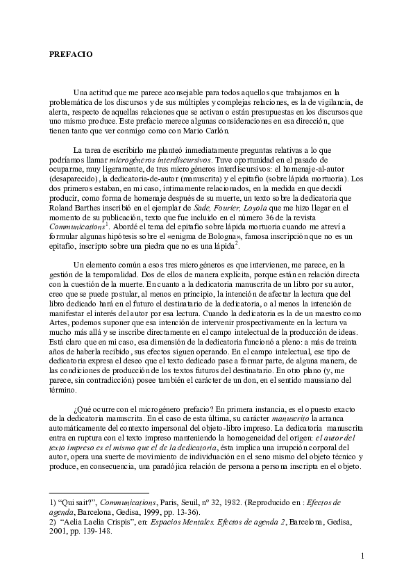 (PDF) PREFACIO - ELISEO VERÓN A SOBRE LO TELEVISIVO, de Mario Carlón
