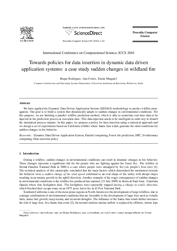 Pdf Towards Policies For Data Insertion In Dynamic Data Driven