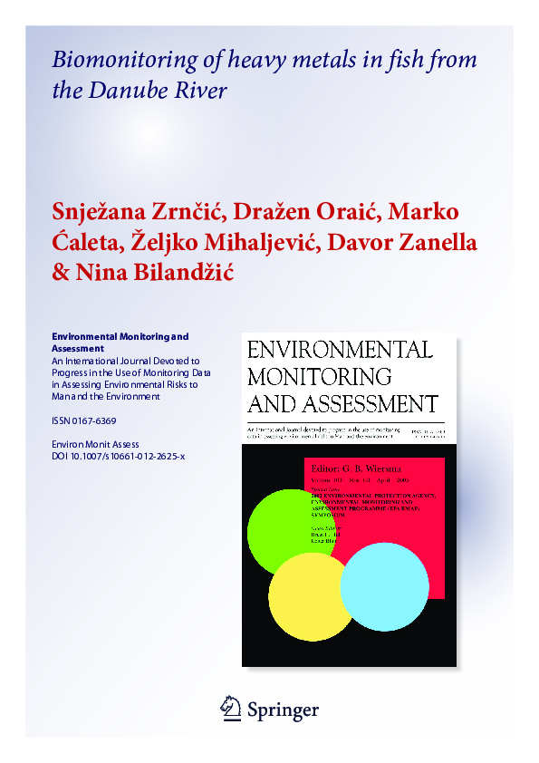 (PDF) Biomonitoring of heavy metals in fish from the Danube River