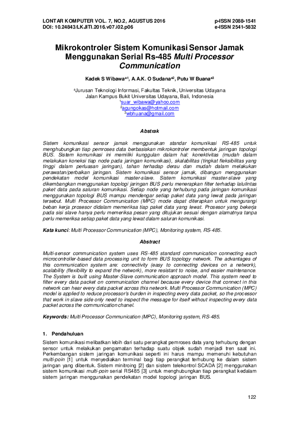 (PDF) Sistem Komunikasi Modul Sensor Jamak Berbasiskan Mikrokontroler ...
